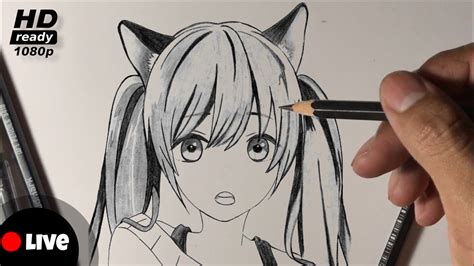 Como Dibujar Una Chica Anime A Lapiz Dibujo Dibujode Dibujante Youtube