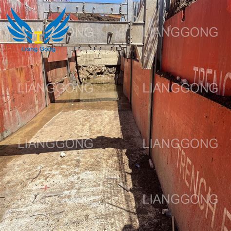 Lianggong Formwork Lightweight Shoring Equipment Modular Aluminum Trench Box Panel For
