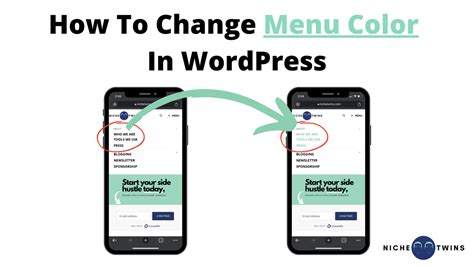 How To Change Menu Color In WordPress Ways Niche Twins