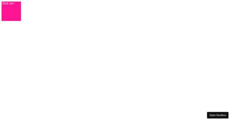 Custom Element Click Codesandbox