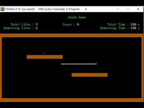 Final Project Of Assembly Snake Game In Assembly Language Assembly