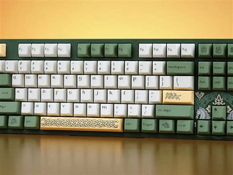 This Lord Of The Rings Keyboard Has Rohan Inspired Artwork