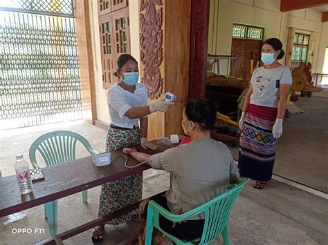 သိန္နီမြို့နယ်တွင် အသက် ၄၅ နှစ်နှင့်အထက် ဒေသခံပြည်သူများအား ပထမအကြိမ် ကိုဗစ် ၁၉ ရောဂါ ကာကွယ်ဆေး