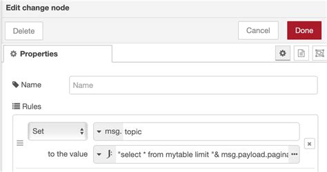 How To Build A Database Connection Inside Dashboard Template Node Dashboard Node Red Forum