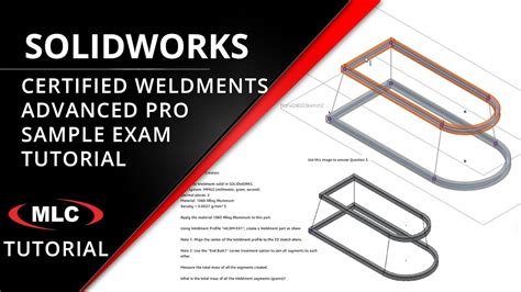 Certified Solidworks Weldments Advanced Professional Sample Exam Overview Cswpa Wd Youtube