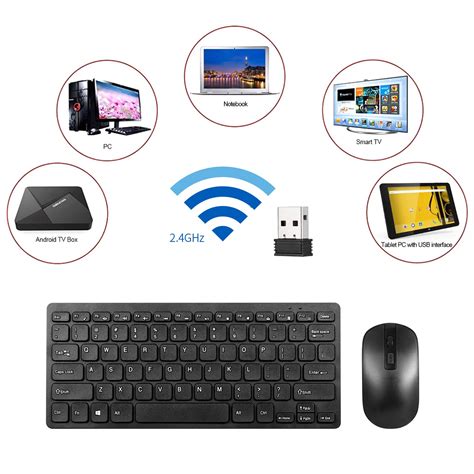 Portable Km901 Keyboard Mouse Combo 2 4g Wireless Grandado