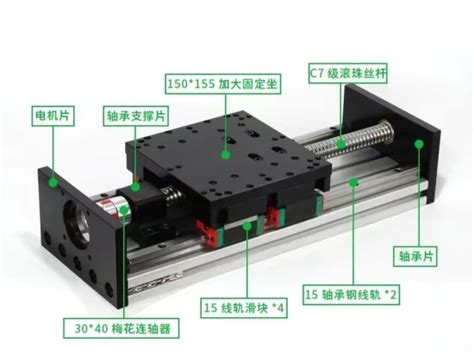 Heavy Load Linear Module 400mm Stroke With Linear Guides And Ball Screw For CNC Machine Linear