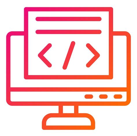 Premium Vector Coding Vector Icon Design Illustration