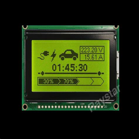 Graphic Lcd Display Module Green Color Standard In Mumbai