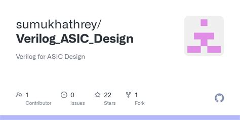 GitHub Sumukhathrey Verilog ASIC Design Verilog For ASIC Design