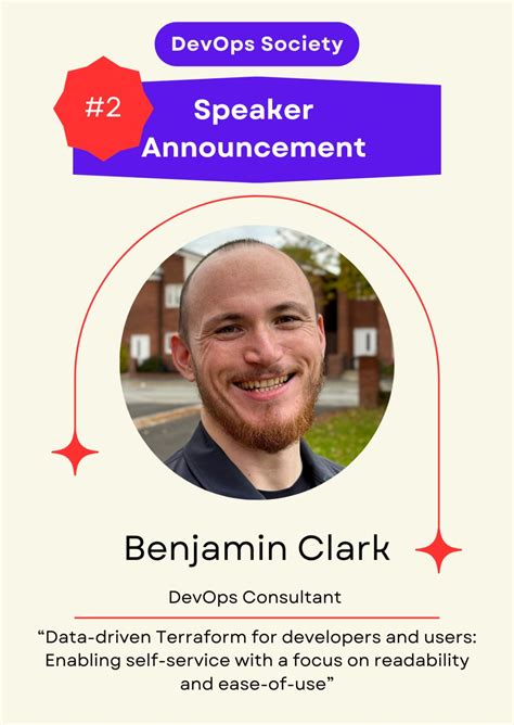 Devops Society On Linkedin Speaker Announcement 2 📢 We Welcome Benjamin Clark To The Stage In A…
