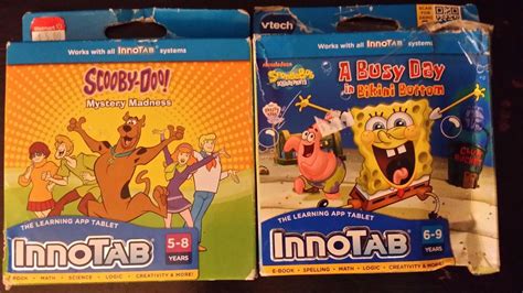 New Innotab Spongebob Squarepants And Scooby Doo Software Math Spelling 5 9 Years 1842046755