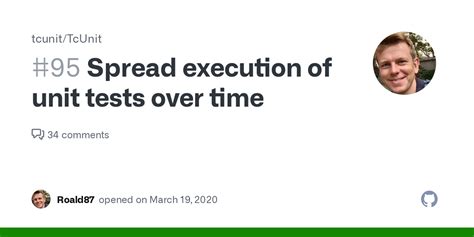 Spread Execution Of Unit Tests Over Time · Issue 95 · Tcunittcunit · Github