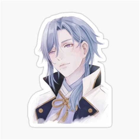 Kamisato Ayato Sticker By Hibaart Redbubble