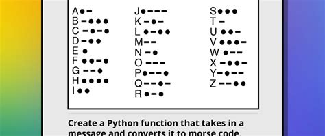 Monthly Challenge 3 Morse Code 🆘 Dev Community