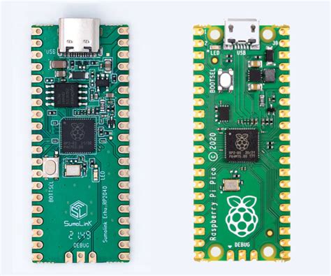 Sumolink Erhu Rp2040 Is A 360 Raspberry Pi Pico Clone With A Usb C