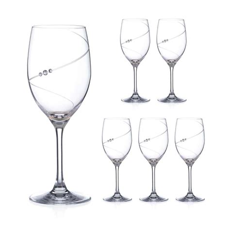 Комплект от 6 чаши за червено вино със Силует 300мл Emag Bg