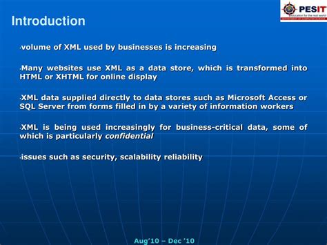Ppt Xml And Databases Powerpoint Presentation Free Download Id6239931