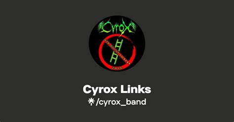 Cyrox Links Instagram Facebook Linktree