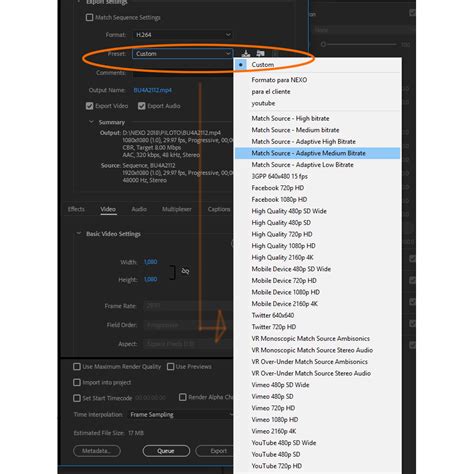 Export Codecs In Cc2018 Premiere Adobe Community 9653424