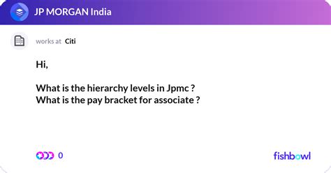 Hi What Is The Hierarchy Levels In Jpmc What I Fishbowl