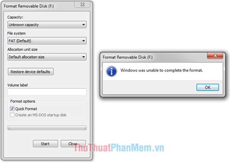 Cách khắc phục lỗi không format được USB