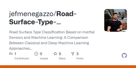 Github Jefmenegazzo Road Surface Type Classification 1 Road Surface Type Classification Based