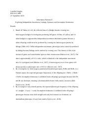 Inheritance Patterns II Lab Report Docx Camille Douglas BIO G M September