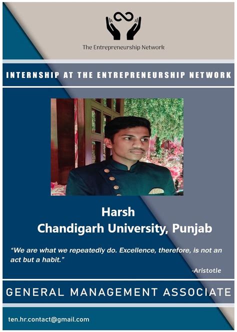 Harsh Aggarwal On Linkedin Ten Teninternship Internship