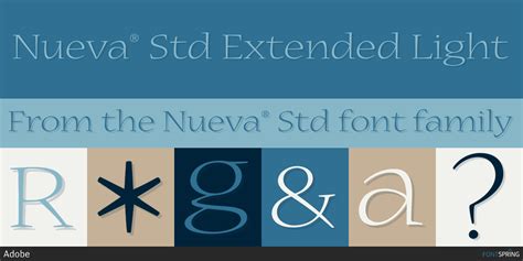 Nueva® Std Font Fontspring