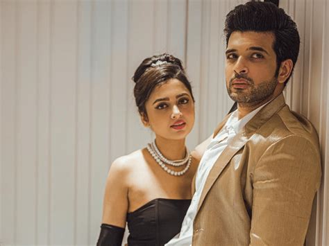 Karan Kundrra And Tejasswi Prakash Twin In White For Birthday