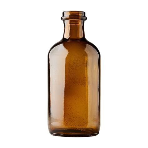 Empty Glass Bottle Isolated On White 48220009 Png