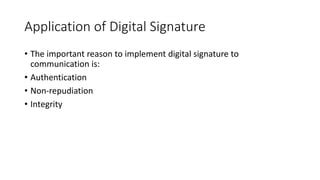 Information Security Digital Signatures PPTX Internet Computing