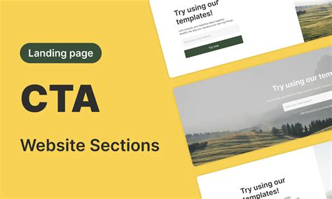 Cta Website Sections Figma Community