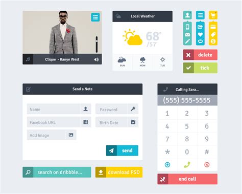 50 Inspiring Examples Of Flat User Interfaces Inspirationfeed