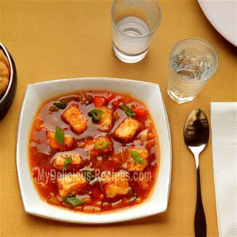 Chilli Paneerchilli Paneer Gravychilli Paneer Gravy Recipe