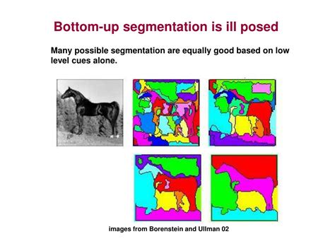 Ppt Learning To Combine Bottom Up And Top Down Segmentation Powerpoint Presentation Id 4001323
