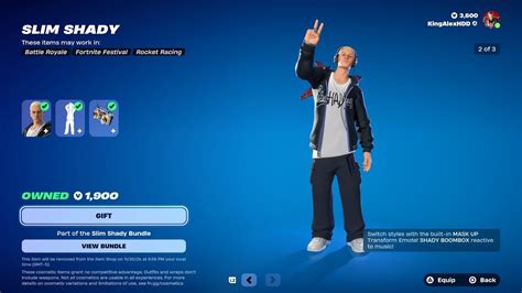 How To Get Slim Shady Bundle Free In Fortnite Unlocked Slim Shady