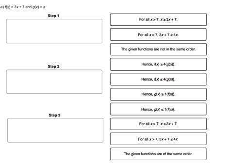 Solved Discrete Math Help Need Help Arranging The Steps Chegg