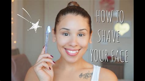 How To Shave Your Face An Estheticians Guide Youtube