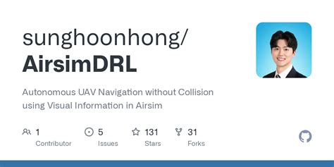 GitHub Sunghoonhong AirsimDRL Autonomous UAV Navigation Without Collision Using Visual