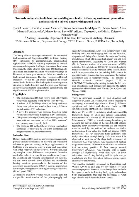 Pdf Towards Automated Fault Detection And Diagnosis In District Heating Customers Generation