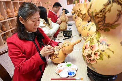 山东聊城新年到 葫芦俏 人民图片网