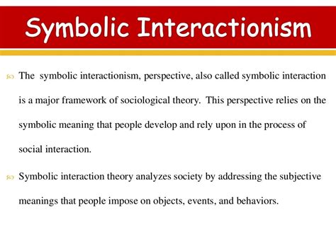 Symbolic Interactionism