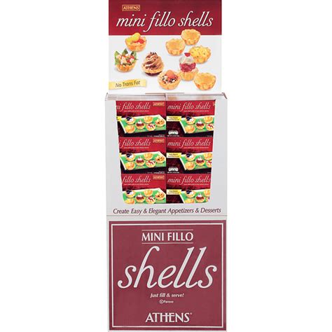 Athens® Mini Fillo Shells Display Frozen Foods Donelans Supermarkets