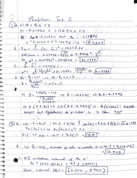 Econ 103 Problem Set 2 Econ 103 Studocu