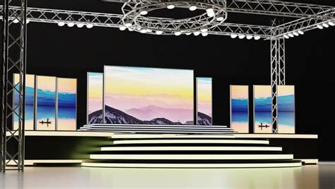 Modelo 3d Corporate And Concert Event Stage 3d Model With Display Modelo 3d Corporate And Concert Event Stage 3d Model With Display