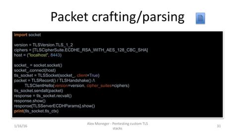 Pentesting Custom Tls Stacks Ppt