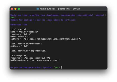 dockerizing projects using poetry genspark