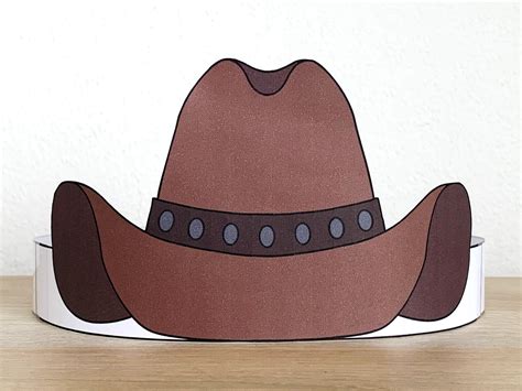 Printable Cowboy Hat Pattern